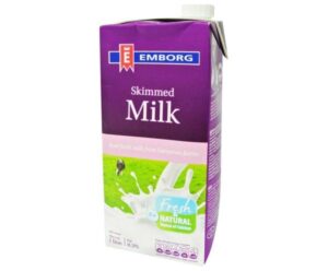 Emborg Skimmed Milk 1L - J's Supermarket